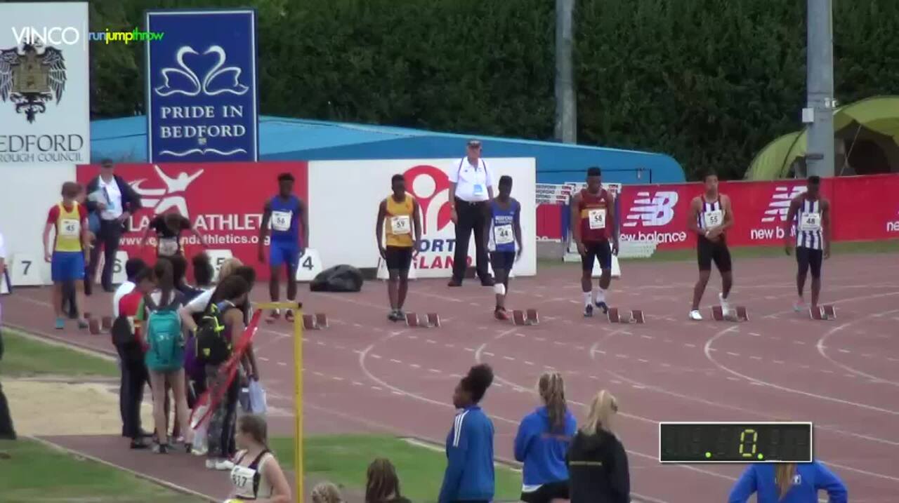Videos - Boys U15 100m Final - England Athletics U17 and U15 ...
