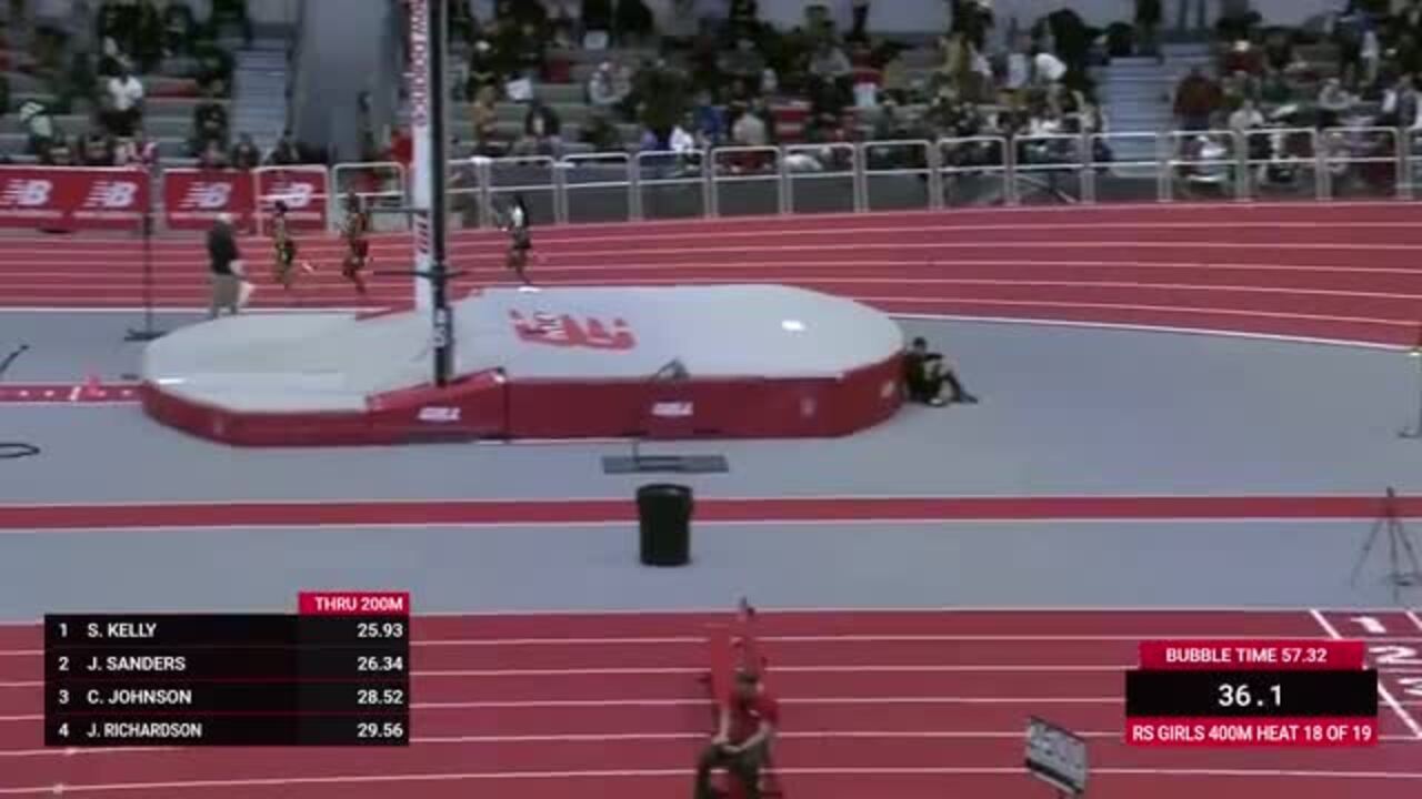 New Balance Nationals Indoor - Videos - Girls 400m Rising Stars Prelim Heat 18 - New Balance ...