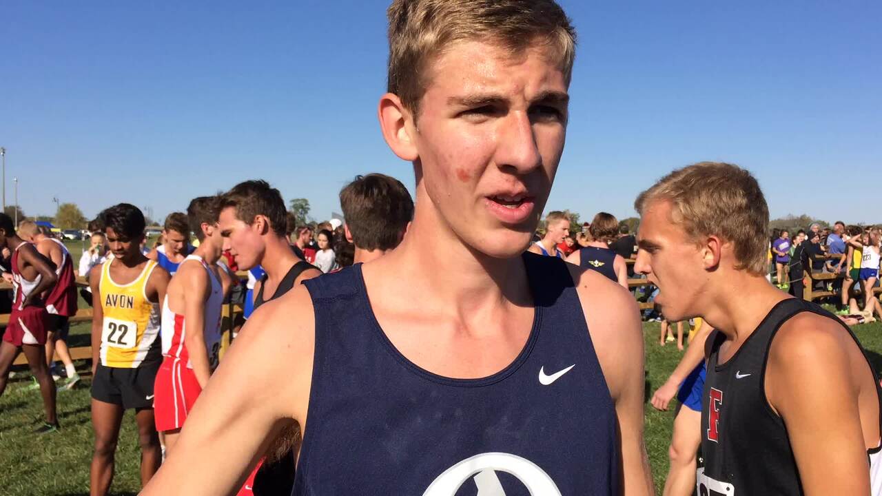 DyeStat.com - Videos - Gabe Fendel placed 2nd in 14:47 - IHSAA ...