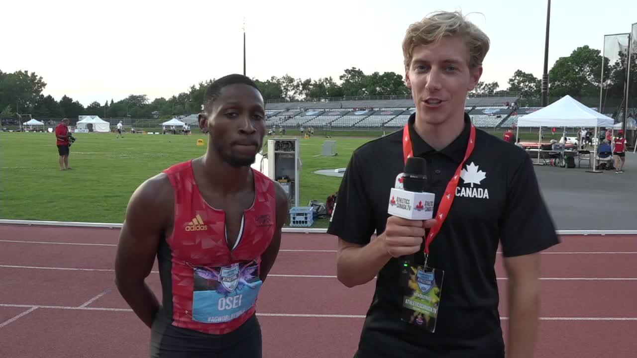 AthleticsCanada.TV - Videos - Philip Osei Men's 400m Champ - Canadian ...