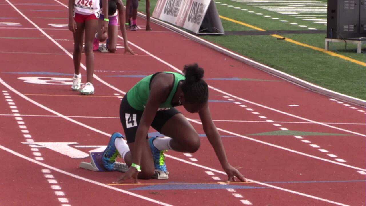 Videos - Girls 11-12 400m Heat 1 - USATF National Junior Olympic Track ...