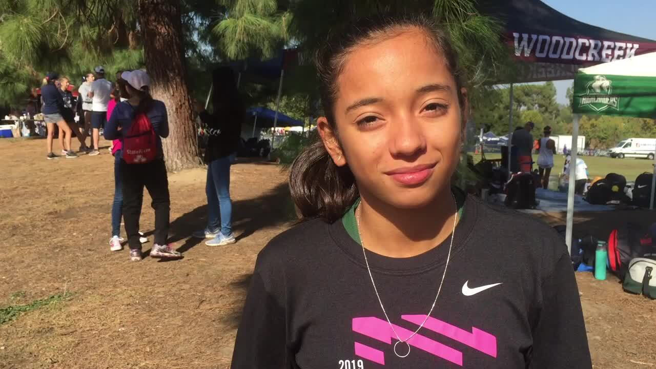 DyeStat.com - Videos - Tori Gaitan 12th Place Girls Championship Race - Clovis Cross Country ...