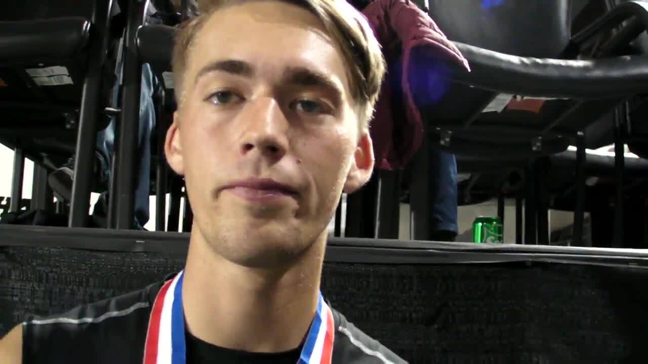 DyeStat.com - Videos - Aiden Lieb 1st Place Boys 60m Hurdles, 2nd Place ...