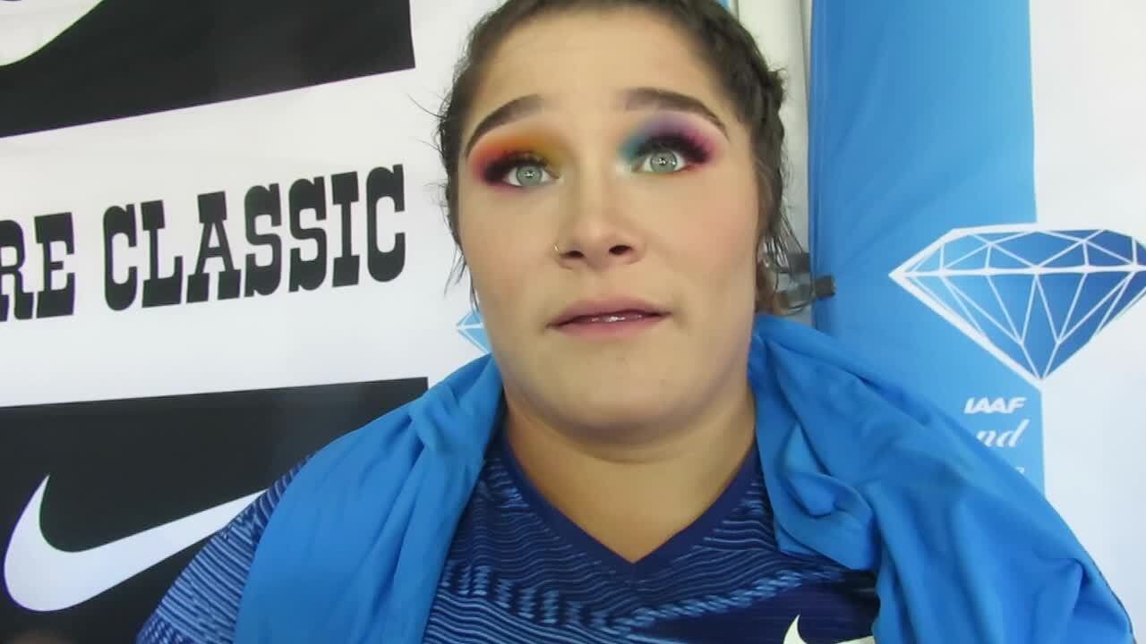 DyeStat.com - Videos - Chase Ealey 3rd Place Women's Shot Put ...