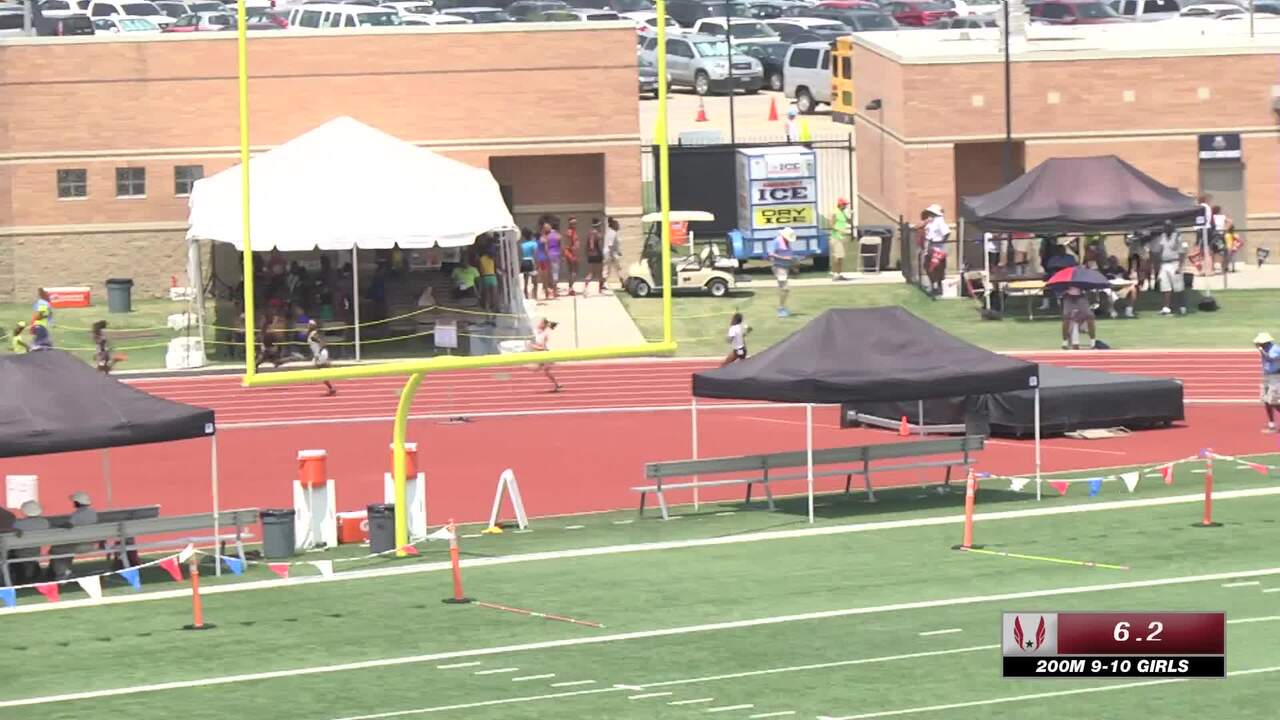 USATF.TV - Videos - Girls 11-12 200m Heat 4 - USATF National Junior ...