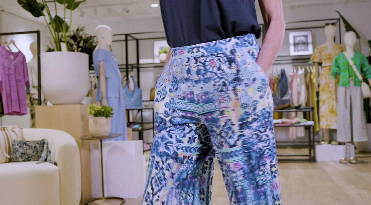 Denim & Co. Beach Jersey Petite Full Length Wide Leg Pant Denim & Co. Beach Jersey Petite Full Length Wide Leg Pant