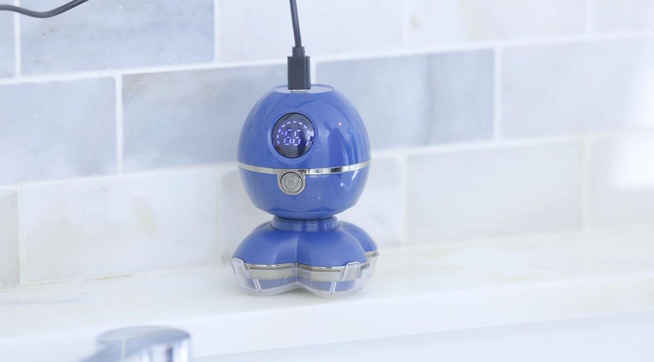 Pop Sonic Sphere Rechargeable Unisex 5-Head Shaver - QVC.com