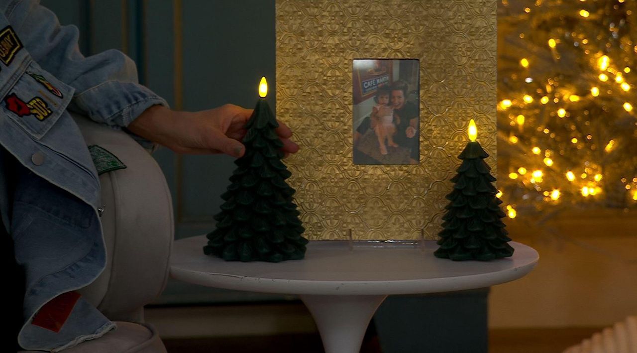 Home Reflections Set of 2 Flameless Tree Pillars - QVC.com