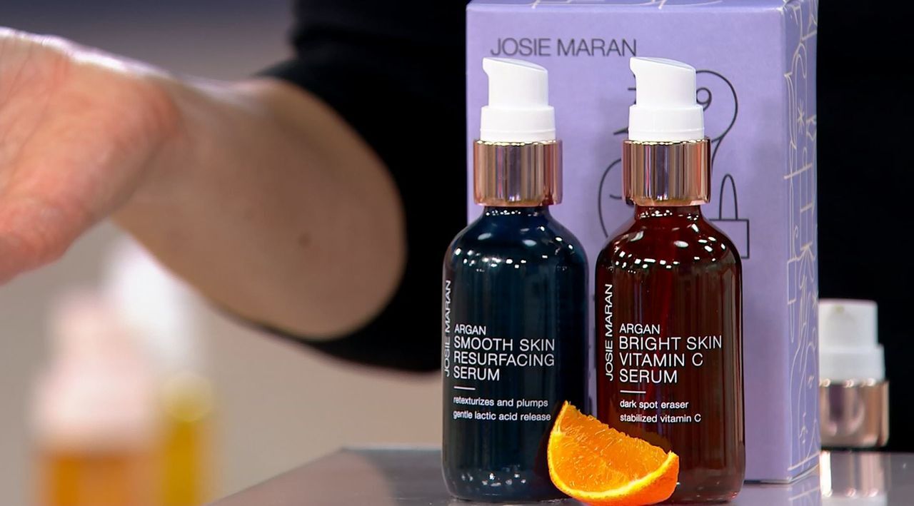 Josie Maran Super-Size 2pc Your Brightest Skin Yet Serums Holiday Box ...