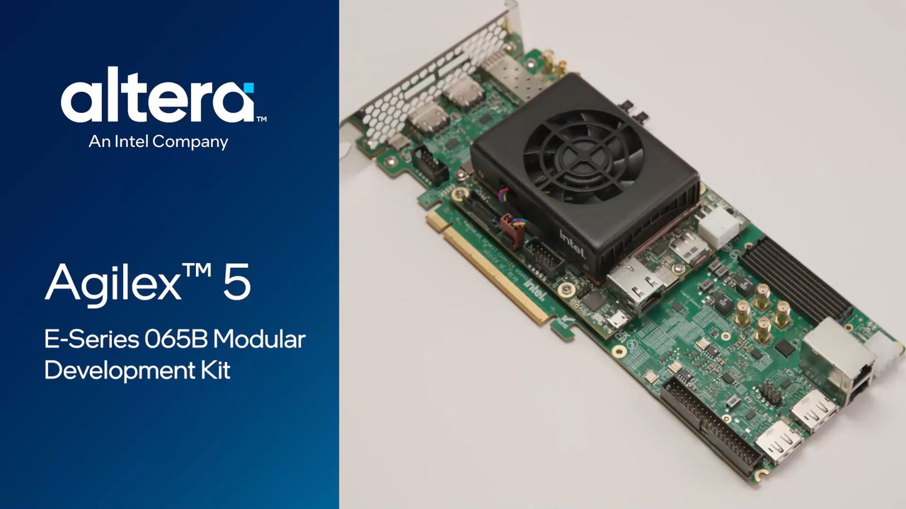 Agilex® 5 FPGA E-Series 065B Modular Dev Kit - Altera | Mouser Agilex® 5 FPGA E-Series 065B Modular Dev Kit - Altera | Mouser