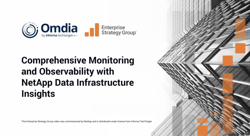 Comprehensive monitoring with NetApp Data Infrastructure Insights