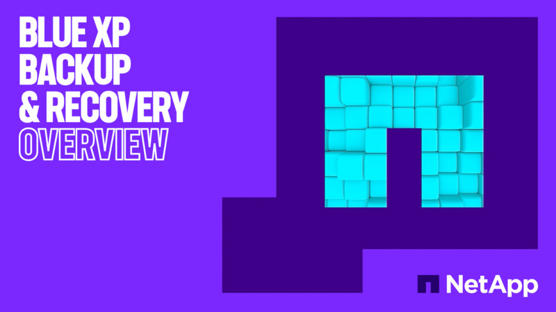 NetApp BlueXP backup and recovery