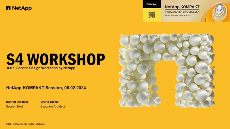 NetApp Cloud Design workshop