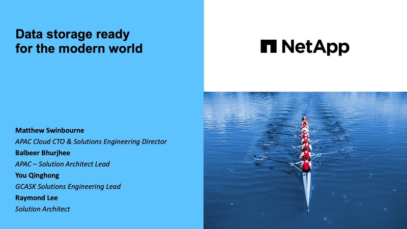 NetApp solution overview - Data storage ready for the modern world