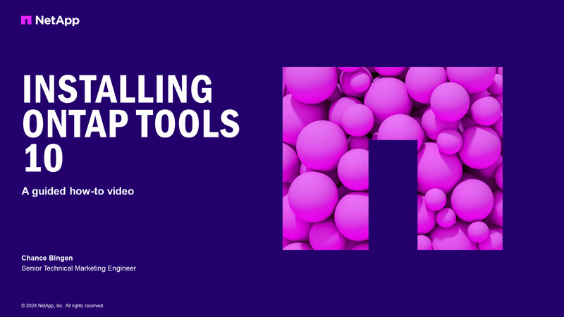 How To Install Netapp Ontap Tools 10 1 For Vmware Vsphere
