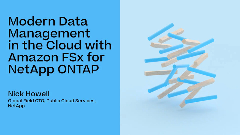 Migrate data to Amazon FSx easily with NetApp ONTAP