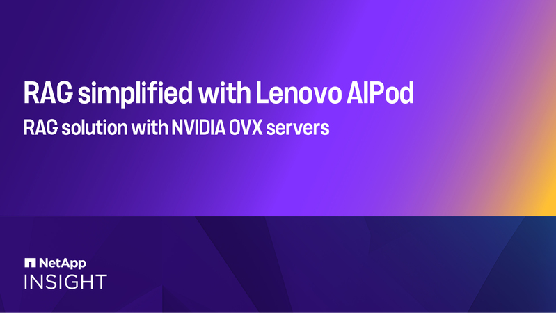 RAG simplified with Lenovo AIPod [1153-3]
