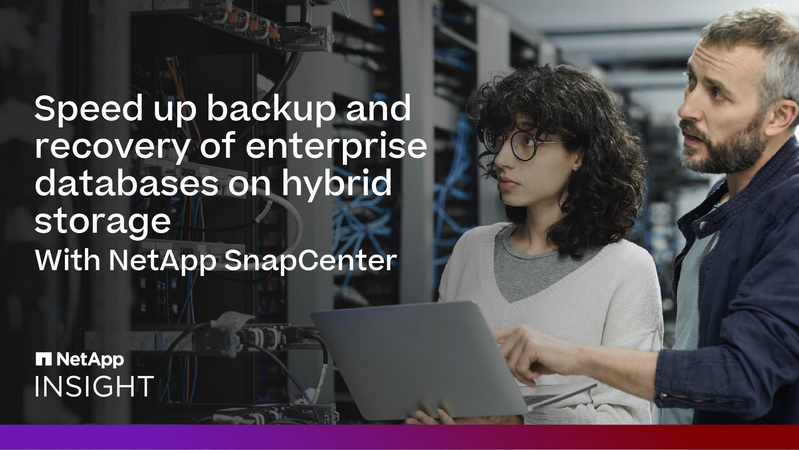 Speed up backup and recovery of enterprise databases on hybrid storage ...