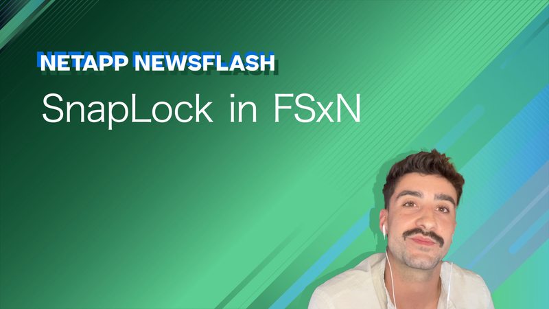 SnapLock in Amazon FSx for NetApp ONTAP