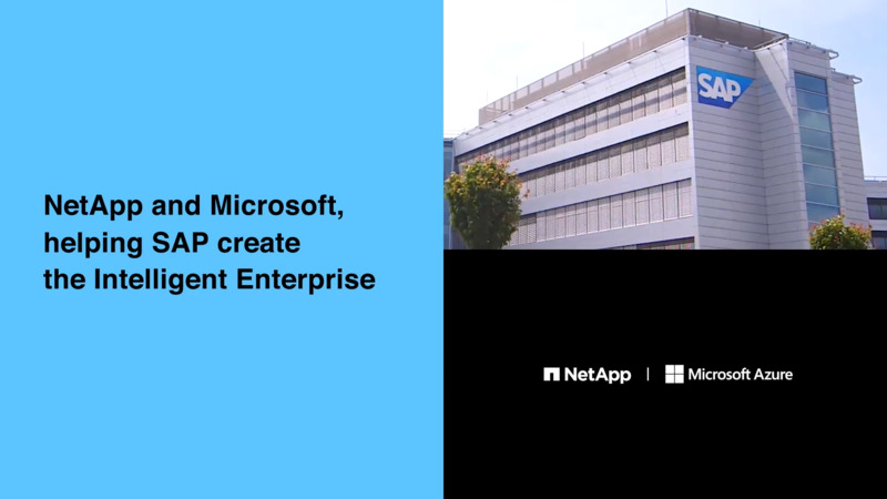 Leaders discuss accelerating SAP migrations with Azure NetApp Files