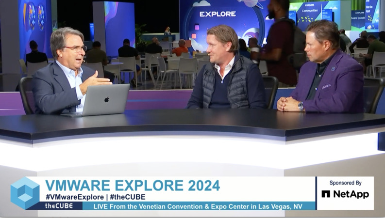 Jónsi Stefánsson and Keith Norbie at VMware Explore 2024