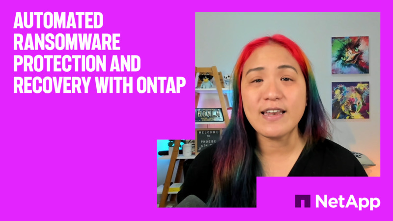 Automated ransomware protection and recovery with ONTAP