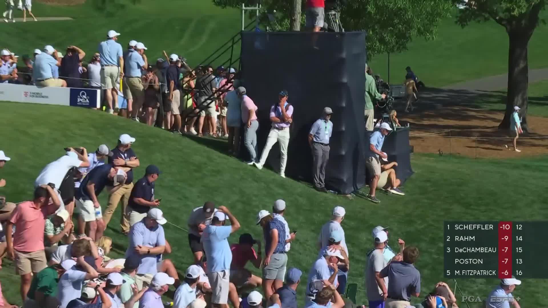 Davis Riley 1st Shot on No. 14 Hole - 2025 PGA Championship Round 4 ...