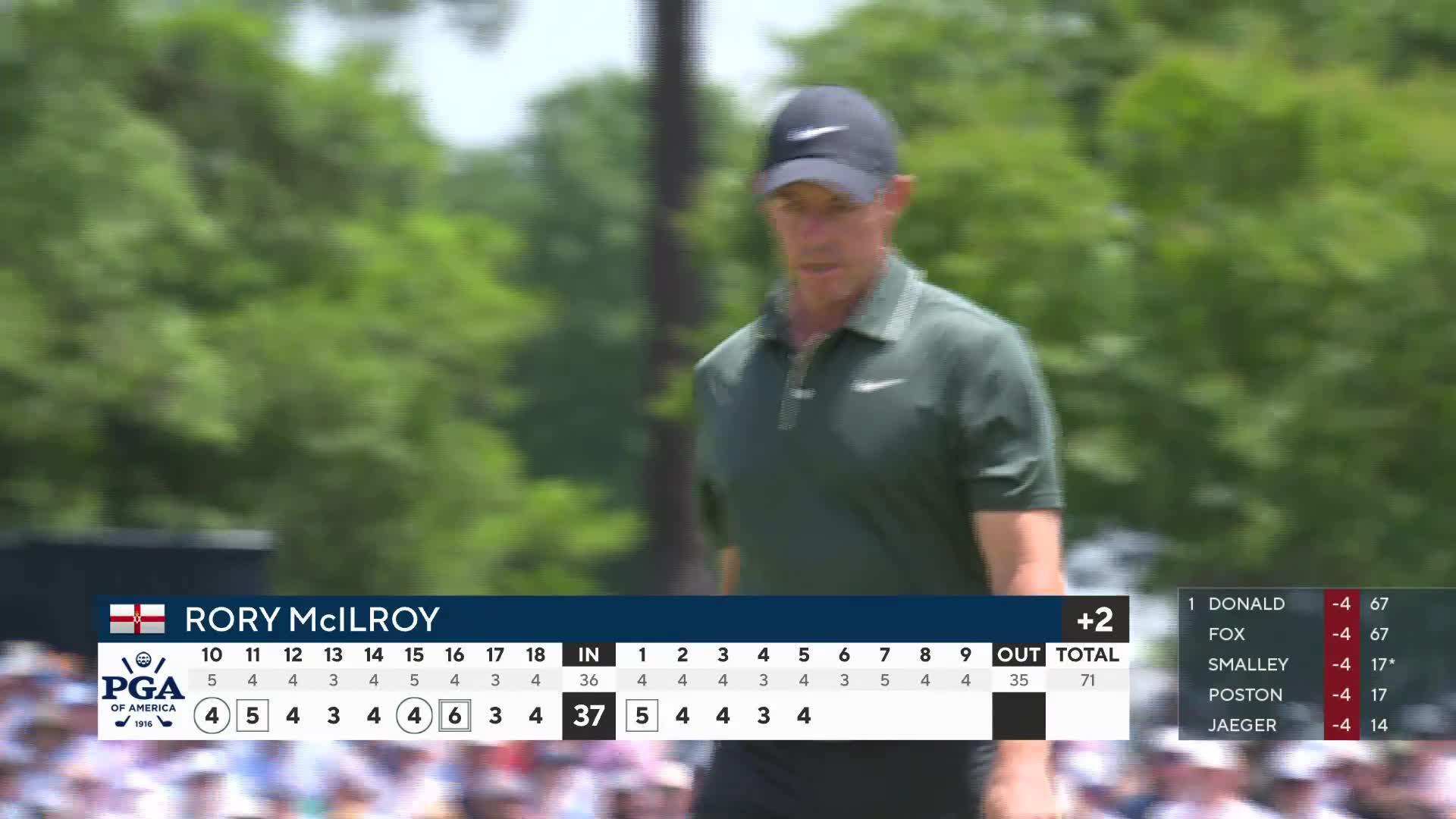 Rory McIlroy 4th Shot on No. 5 Hole - 2025 PGA Championship Round 1 | PGA Championship