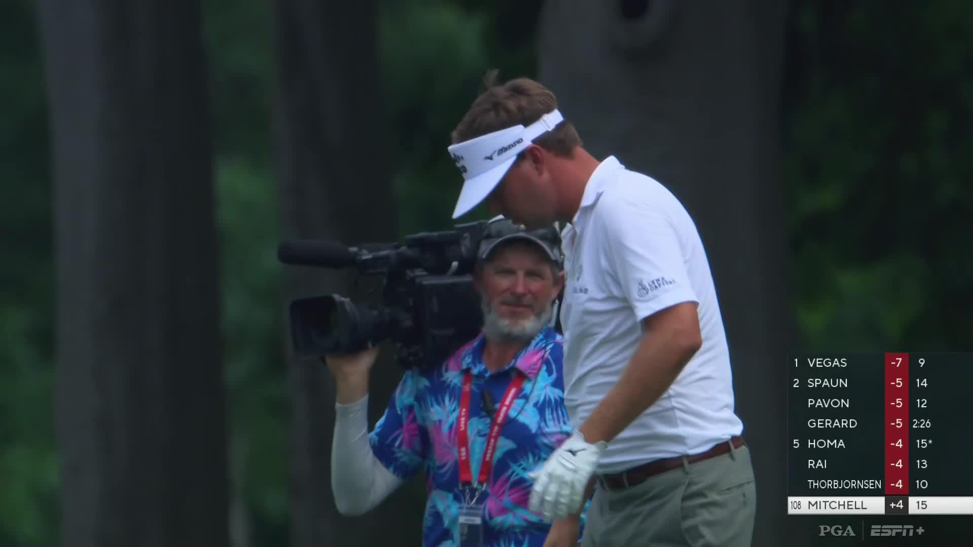 Keith Mitchell 2nd Shot on No. 16 Hole - 2025 PGA Championship Round 2 ...