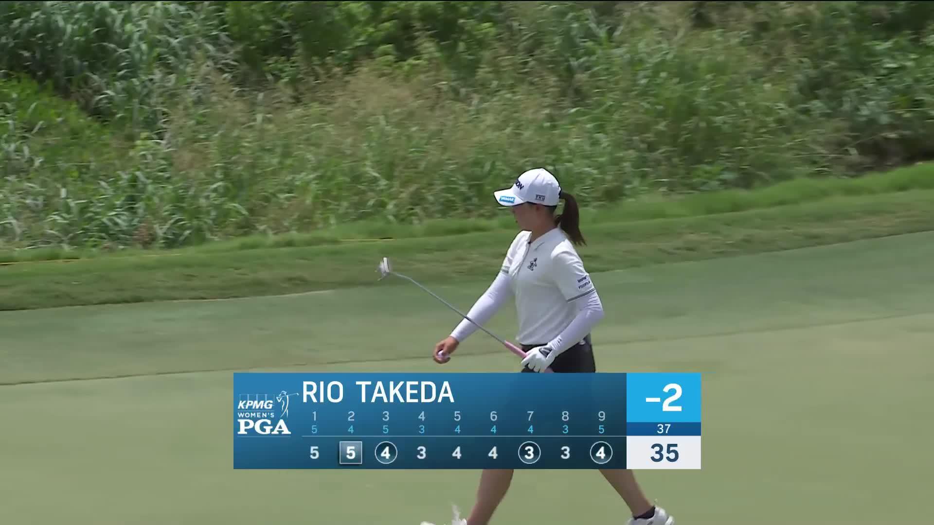 Rio Takeda 4th Shot on No. 9 Hole - 2025 KPMG Women's PGA Championship Round 1 | KPMG Women's ...