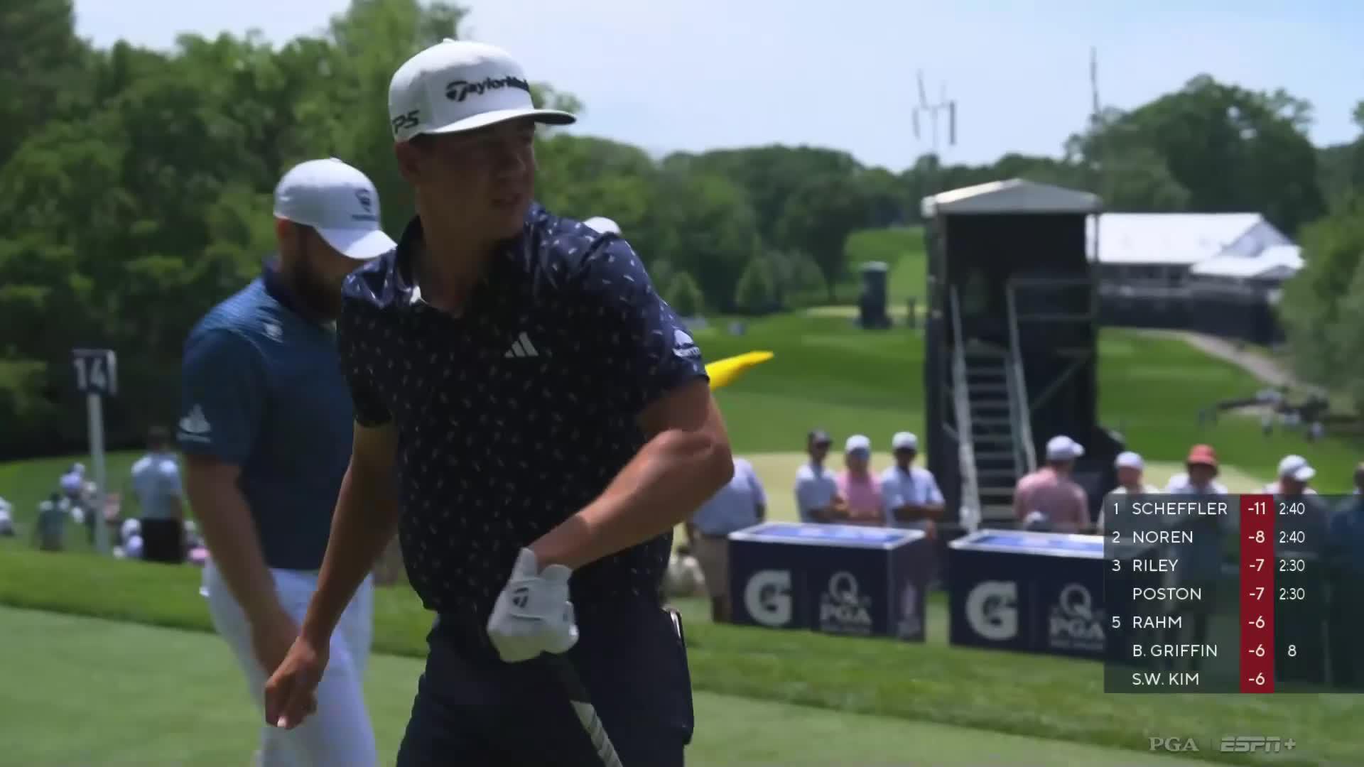 Michael Thorbjornsen 1st Shot on No. 14 Hole - 2025 PGA Championship ...