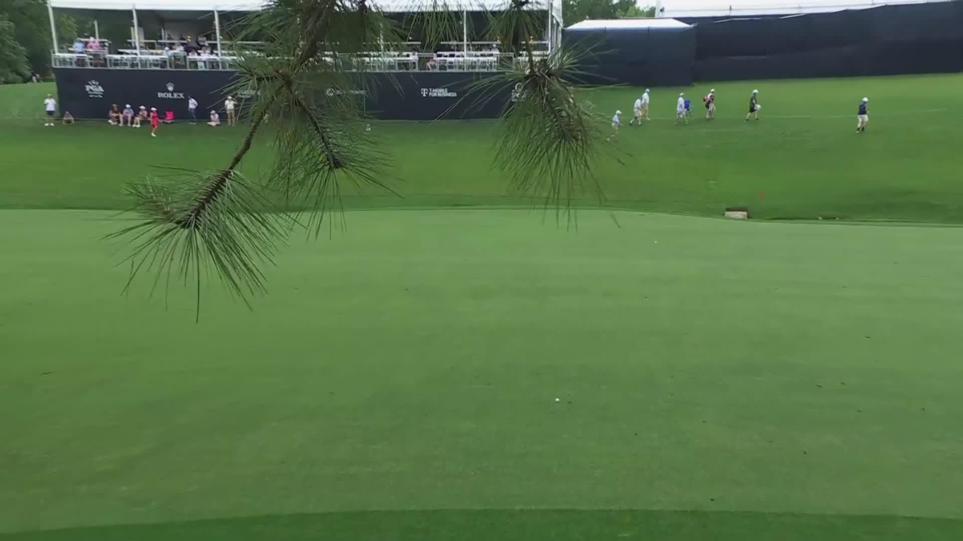 Byeong Hun An 1st Shot on No. 18 Hole - 2025 PGA Championship Round 1 | PGA Championship