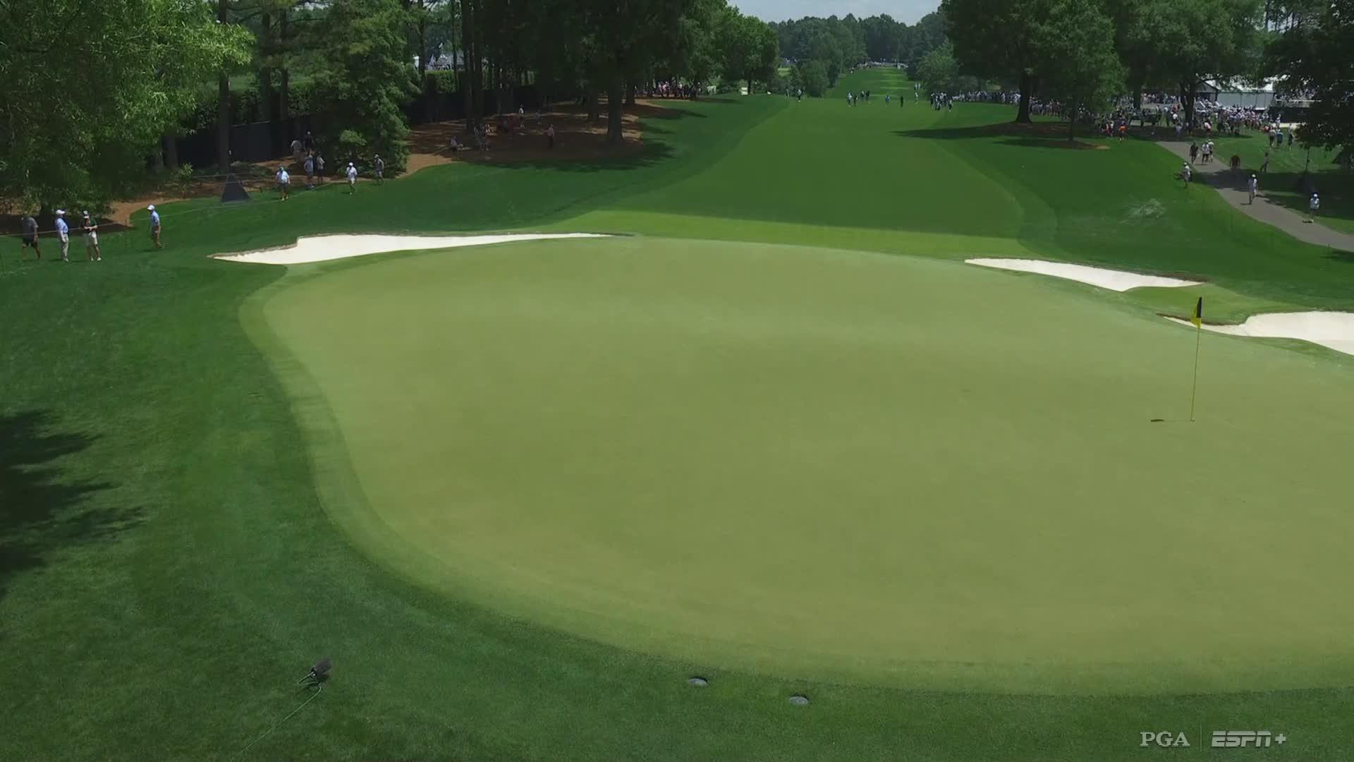 Dustin Johnson 2nd Shot on No. 3 Hole - 2025 PGA Championship Round 1 | PGA Championship