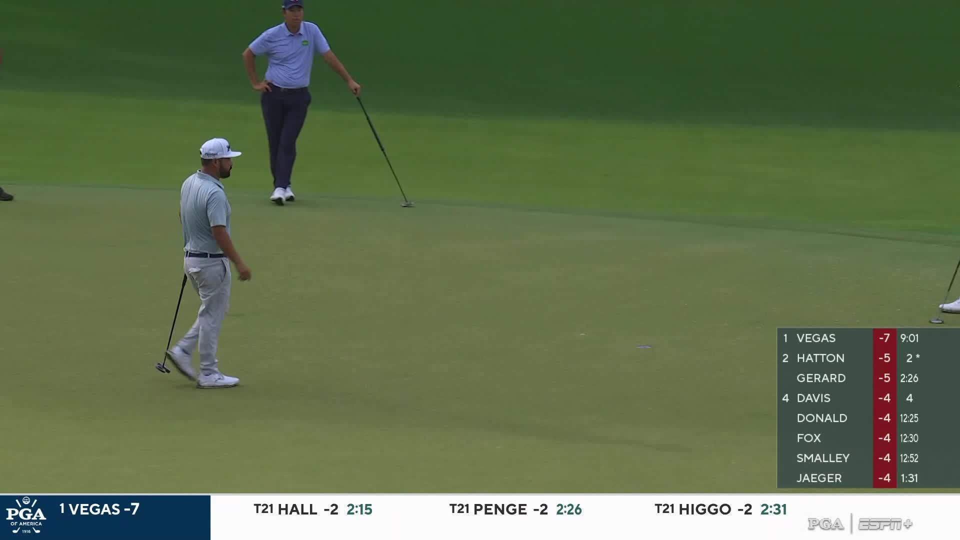 J.J. Spaun 3rd Shot on No. 3 Hole - 2025 PGA Championship Round 2 | PGA Championship