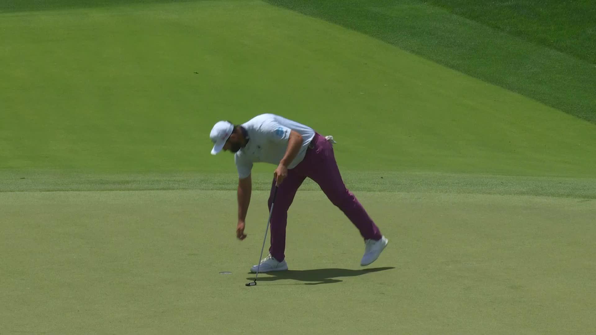 Jon Rahm 4th Shot on No. 2 Hole - 2025 PGA Championship Round 3 | PGA Championship