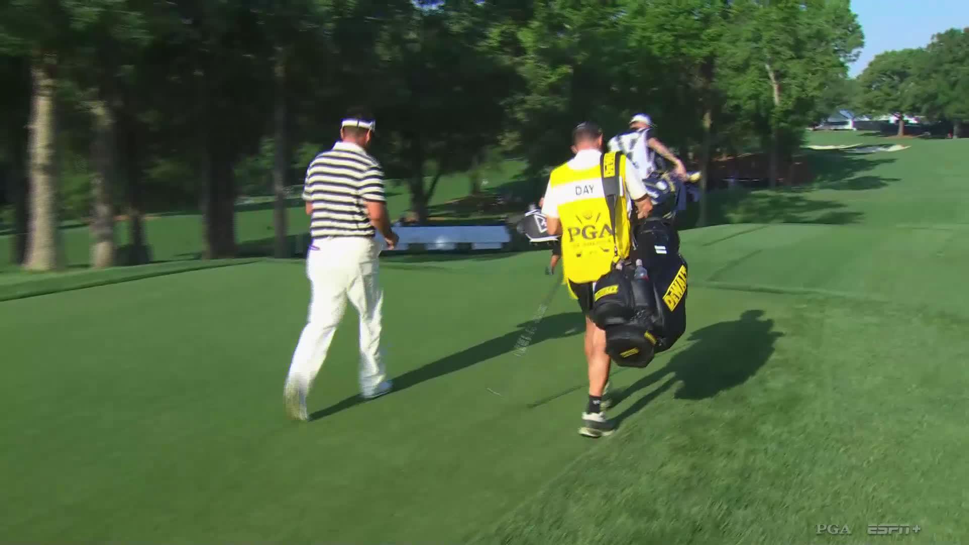 Jason Day 1st Shot on No. 11 Hole - 2025 PGA Championship Round 1 | PGA Championship
