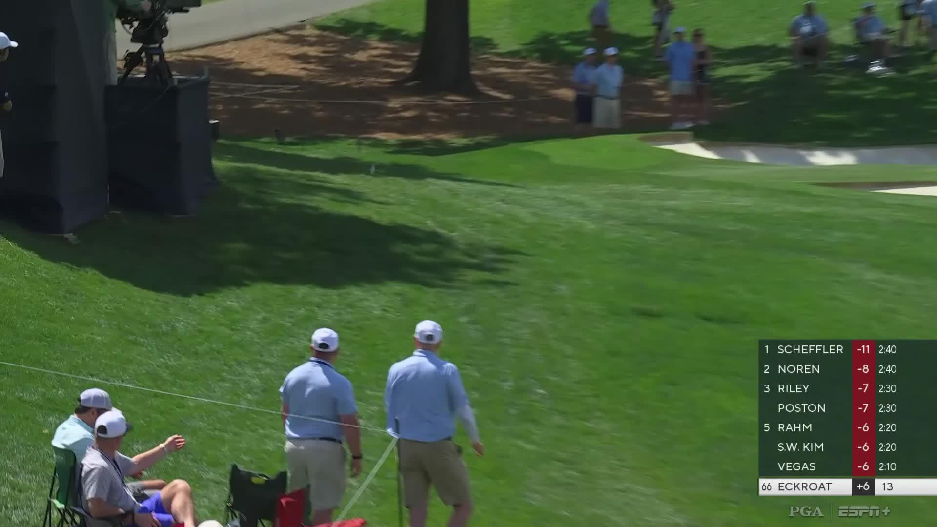 Austin Eckroat 1st Shot on No. 14 Hole - 2025 PGA Championship Round 4 | PGA Championship