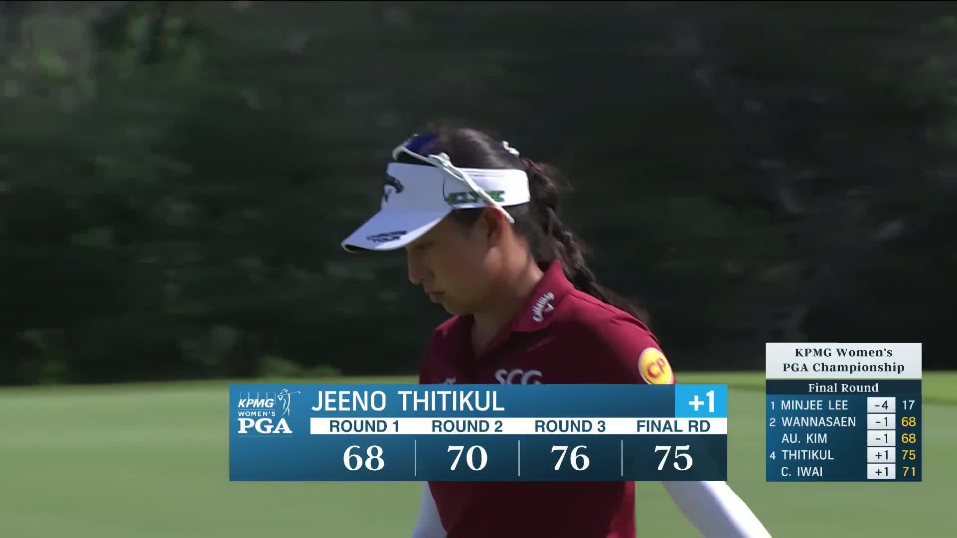 Jeeno Thitikul 4th Shot on No. 18 Hole - 2025 KPMG Women's PGA Championship Round 4 | KPMG Women ...