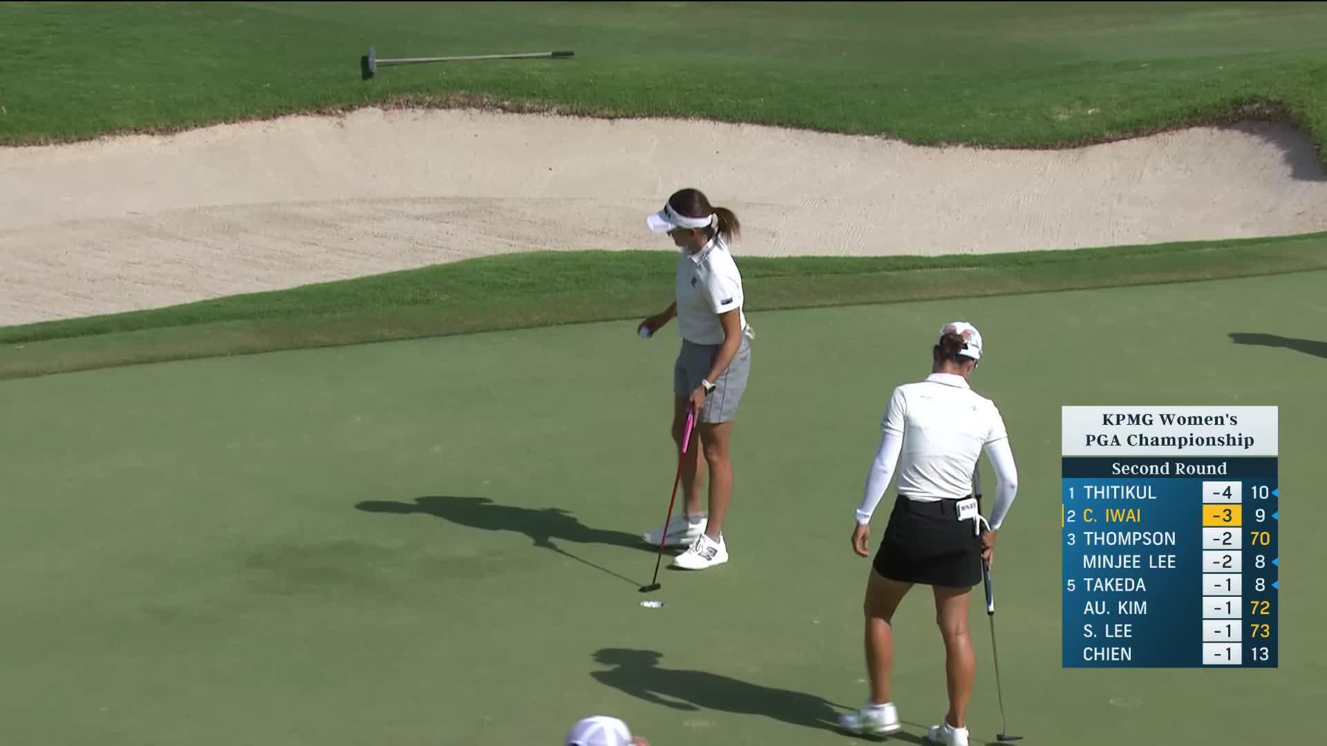 Chisato Iwai 4th Shot on No. 18 Hole - 2025 KPMG Women's PGA Championship Round 2 | KPMG Women's ...