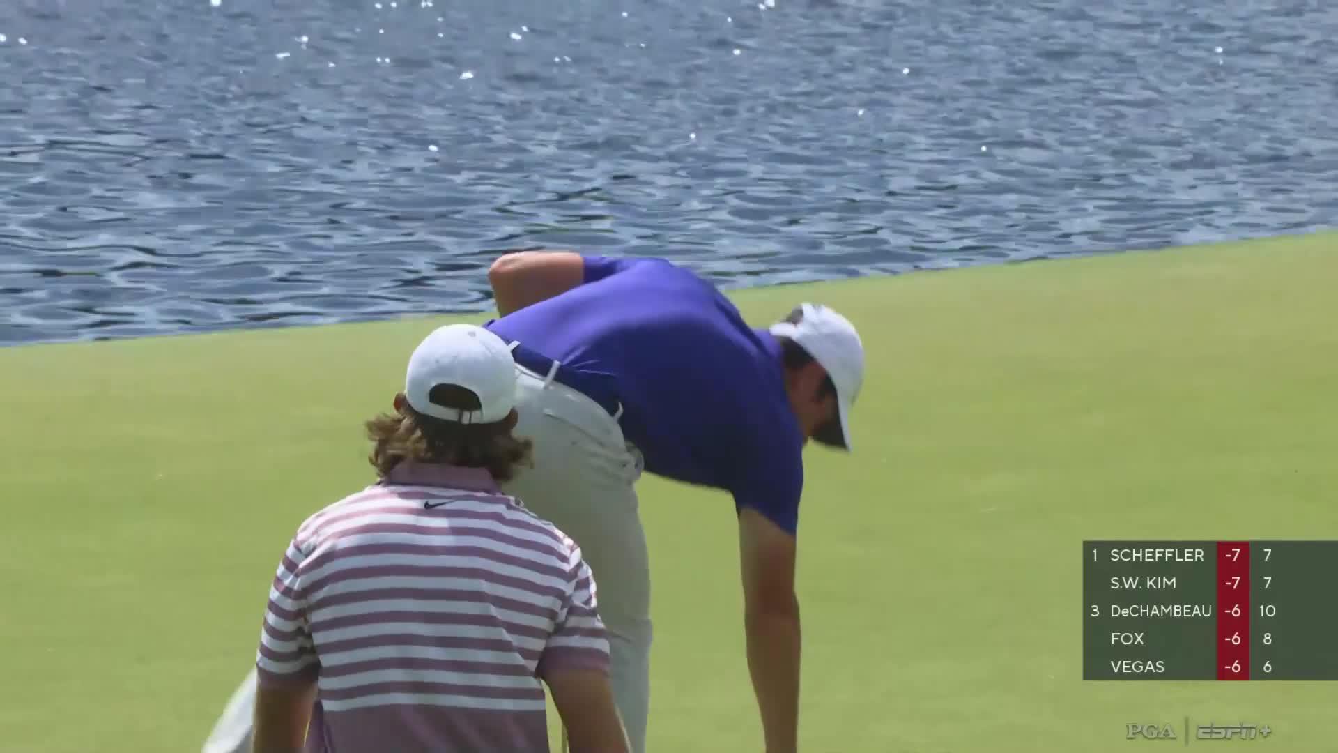 Viktor Hovland 4th Shot on No. 14 Hole - 2025 PGA Championship Round 3 | PGA Championship