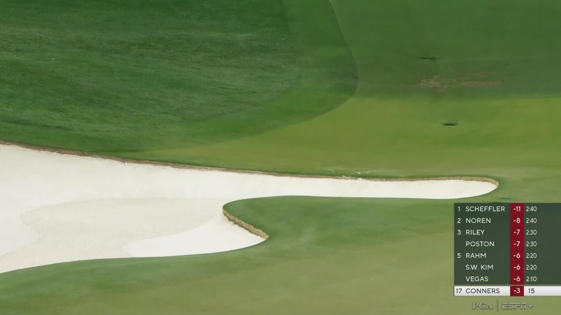 Corey Conners 2nd Shot on No. 6 Hole - 2025 PGA Championship Round 4 | PGA Championship