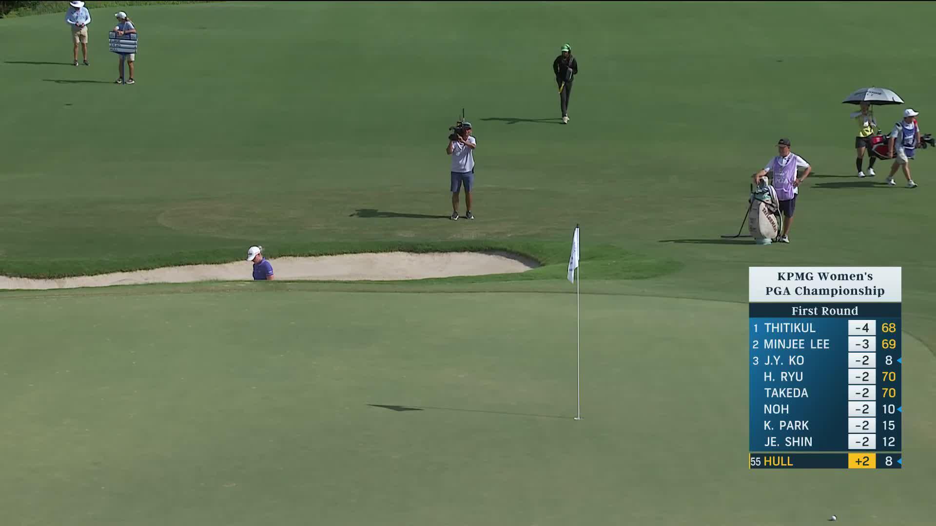 Charley Hull 3rd Shot on No. 18 Hole - 2025 KPMG Women's PGA Championship Round 1 | KPMG Women's ...