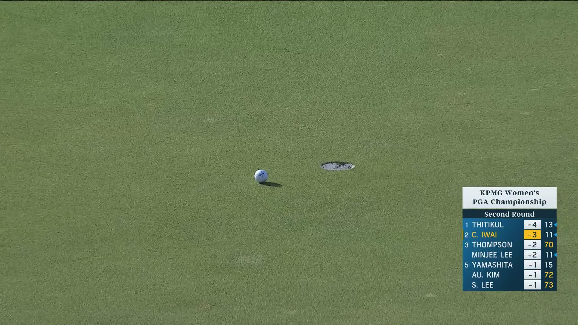 Chisato Iwai 4th Shot on No. 3 Hole - 2025 KPMG Women's PGA Championship Round 2 | KPMG Women's ...