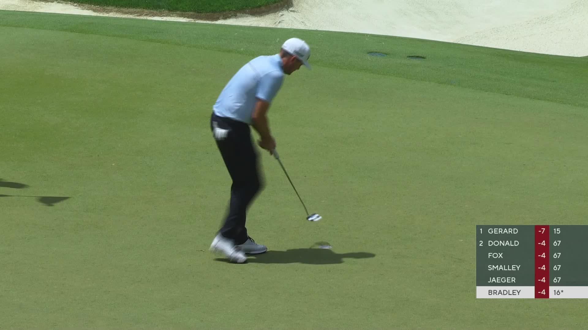 Keegan Bradley 4th Shot on No. 8 Hole - 2025 PGA Championship Round 1 | PGA Championship