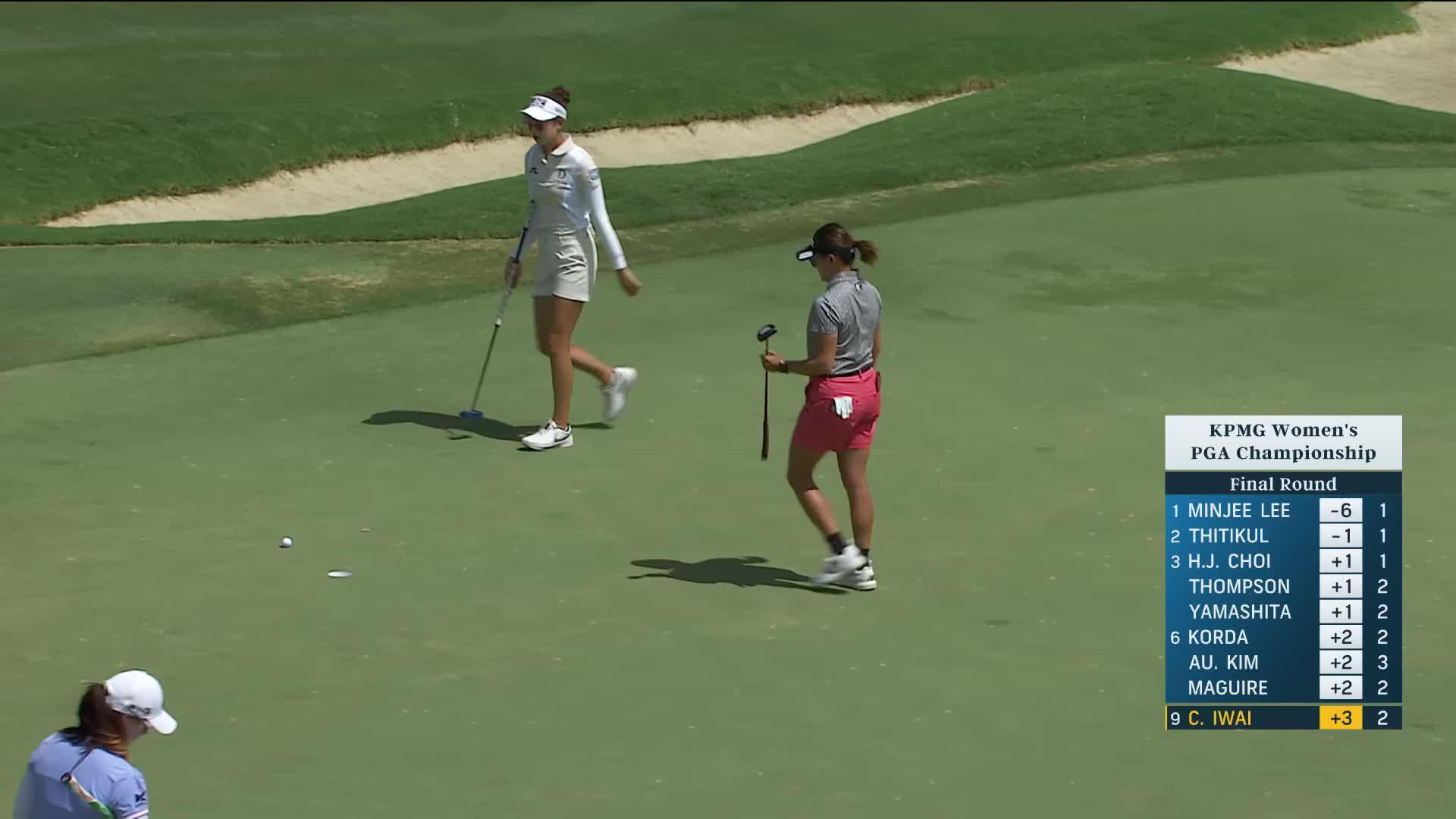 Chisato Iwai 4th Shot on No. 3 Hole - 2025 KPMG Women's PGA Championship Round 4 | KPMG Women's ...