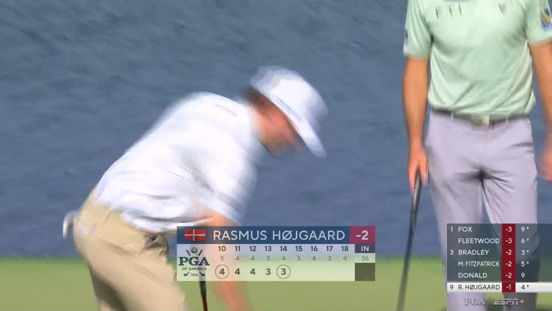 Rasmus Højgaard 3rd Shot on No. 14 Hole - 2025 PGA Championship Round 1 | PGA Championship