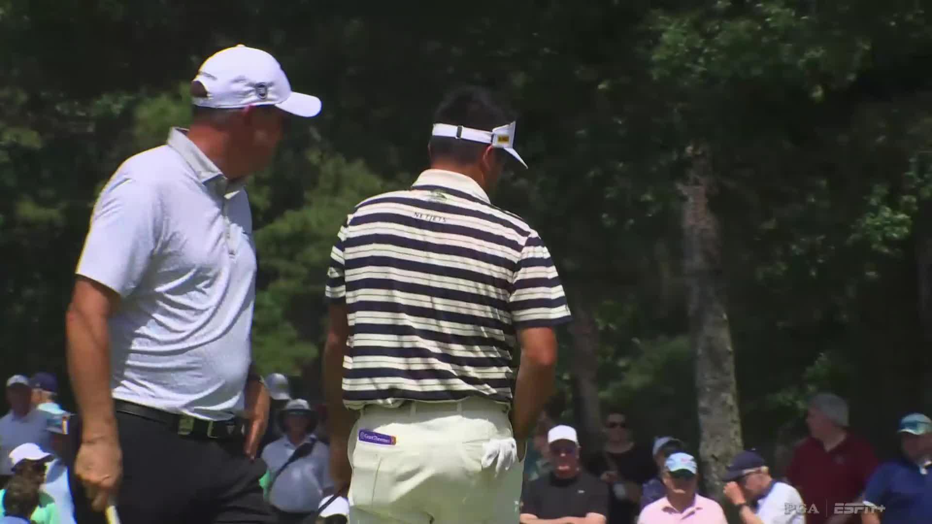 Jason Day 3rd Shot on No. 5 Hole - 2025 PGA Championship Round 1 | PGA Championship