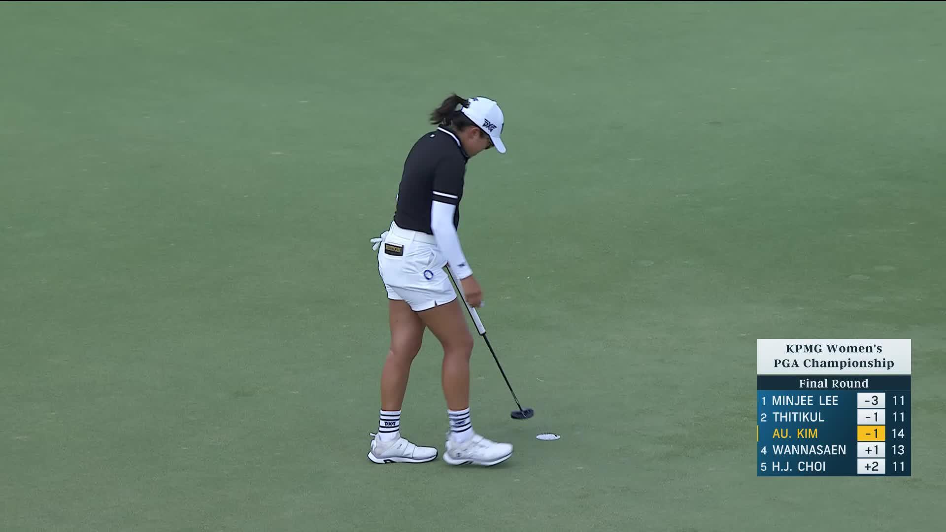 Auston Kim 5th Shot on No. 14 Hole - 2025 KPMG Women's PGA Championship ...