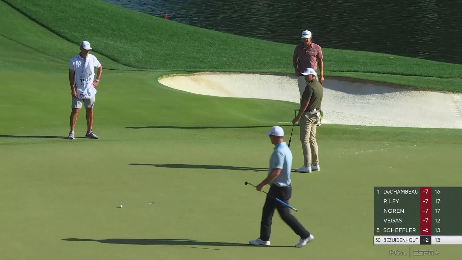 Christiaan Bezuidenhout 3rd Shot on No. 14 Hole - 2025 PGA Championship Round 3 | PGA Championship