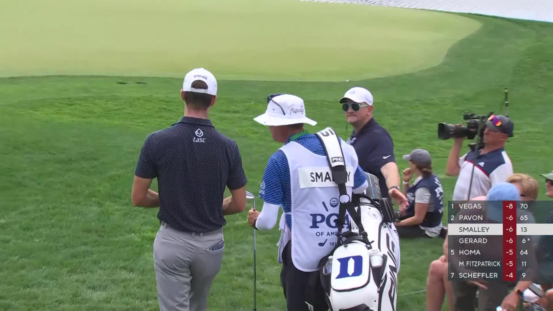 Alex Smalley 2nd Shot on No. 14 Hole - 2025 PGA Championship Round 2 | PGA Championship